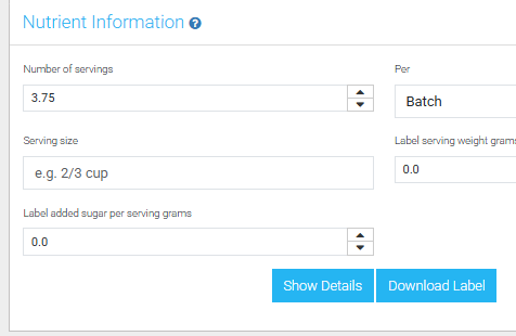Added Sugars on the Nutrition Facts Label – reciProfity